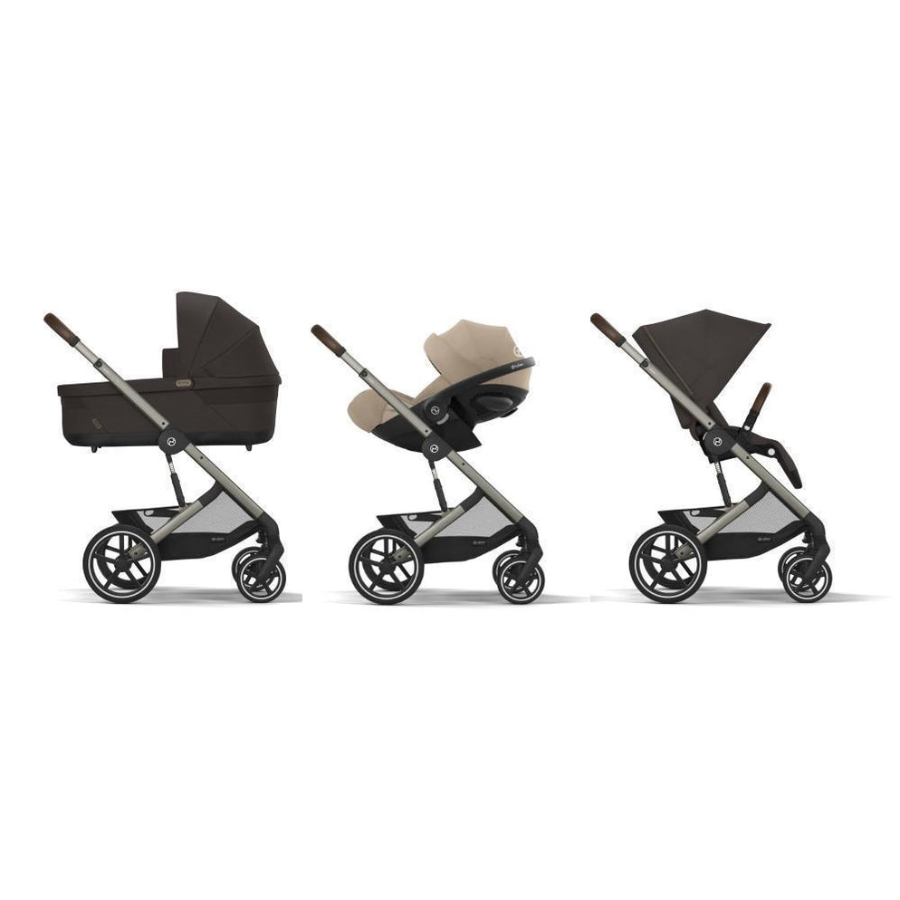 Balios S Lux M Marrón Chocolate/Beige Almendra Pack | Cochecito | Cybex ...
